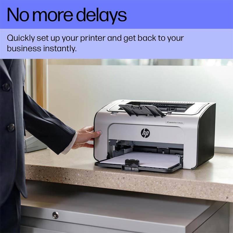 HP LaserJet Pro P1108 plus Single Function Monochrome Laser Printer ...